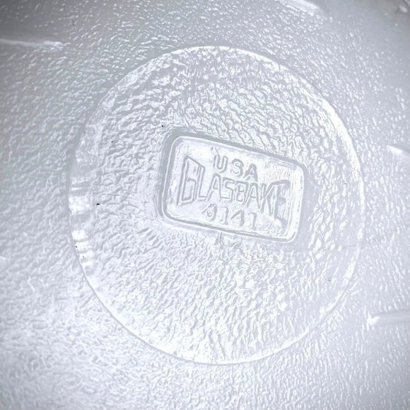 Glasbake | Dining | Glasbake White Milk Glass Fish Dish Plate Platter ...